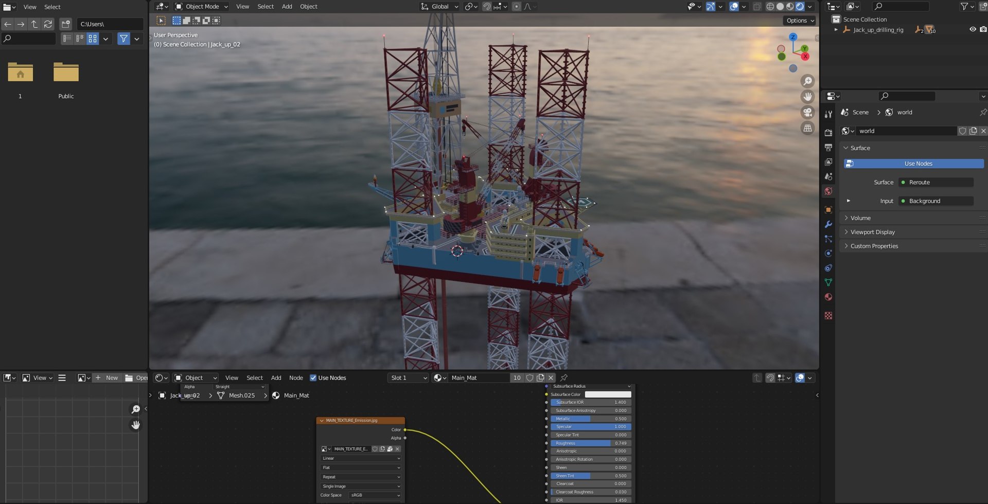 Low Poly Jack Up Drilling Rig M 3D Model - TurboSquid 1921862