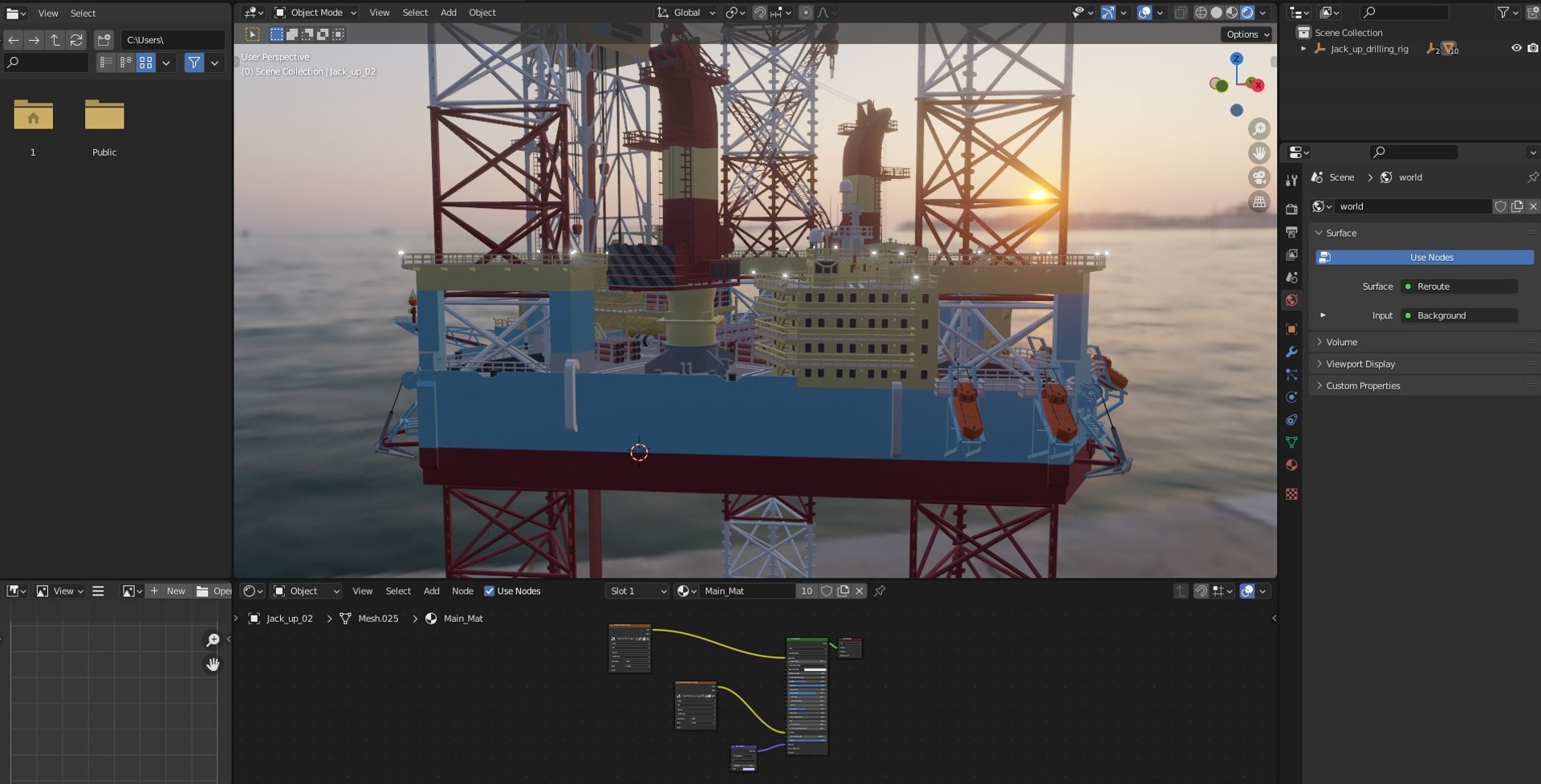 Low Poly Jack Up Drilling Rig M 3D Model - TurboSquid 1921862