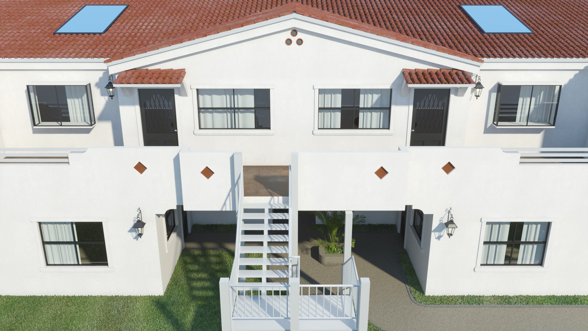 3D Townhouse Model - TurboSquid 2248390