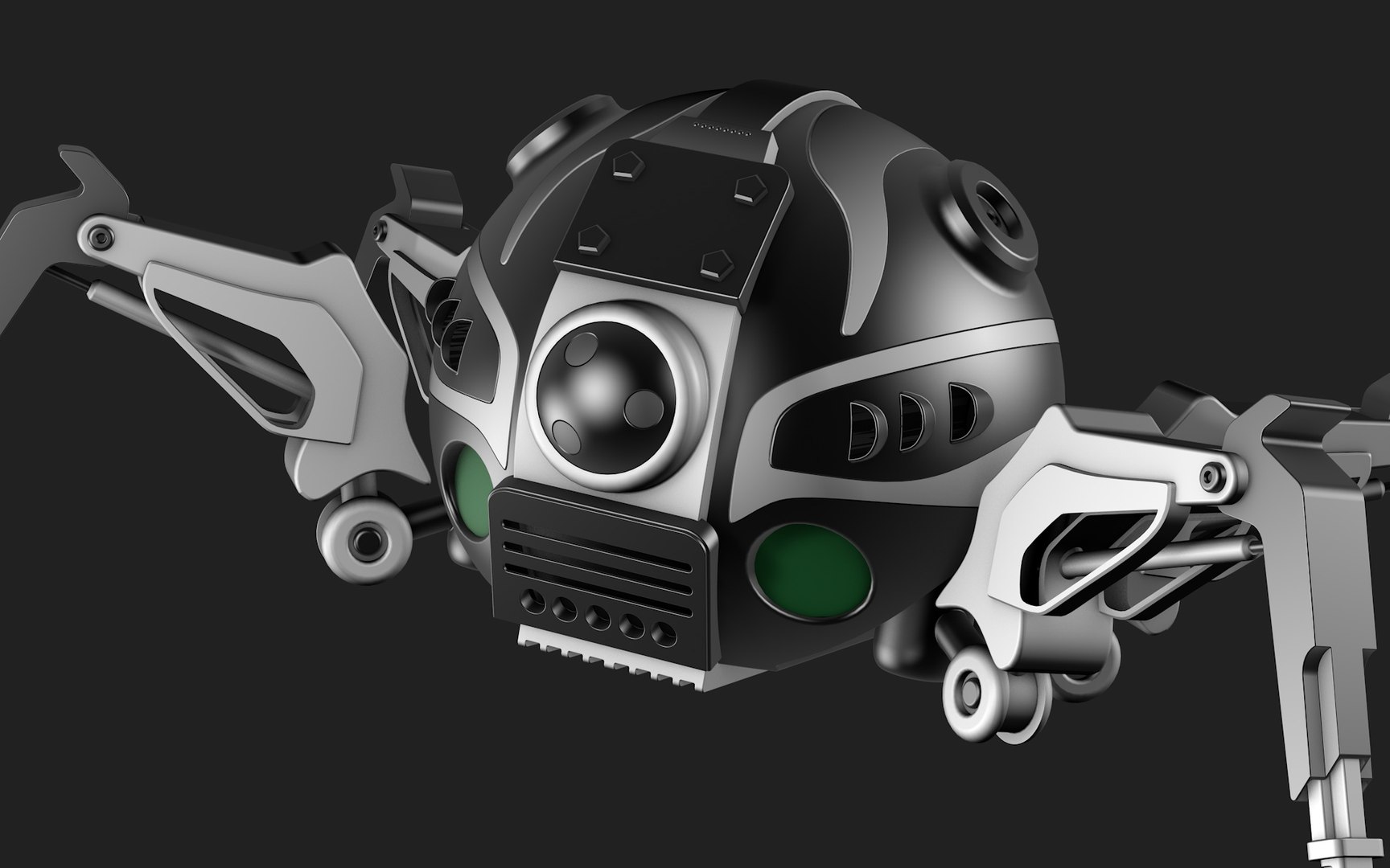 Robot Insect With Claws 3D Model - TurboSquid 2029912