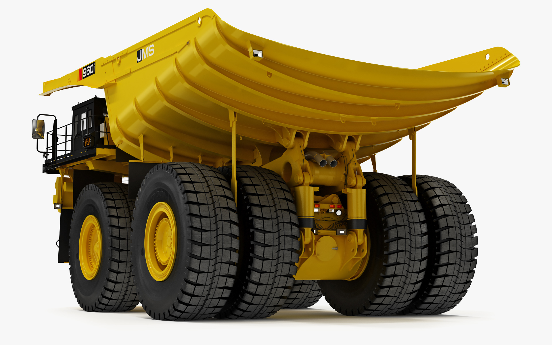 modelo 3d Mining Dump Truck Generic v3 - TurboSquid 2041700
