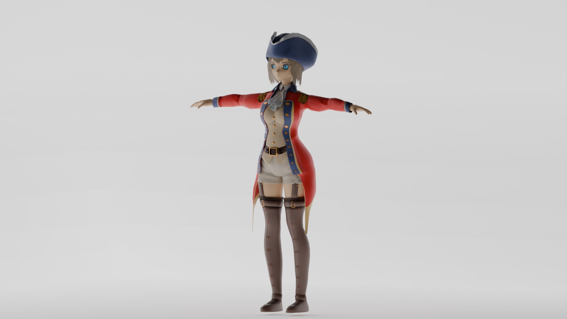 Pirate Girl Anime Model 3d Model Turbosquid 2304288