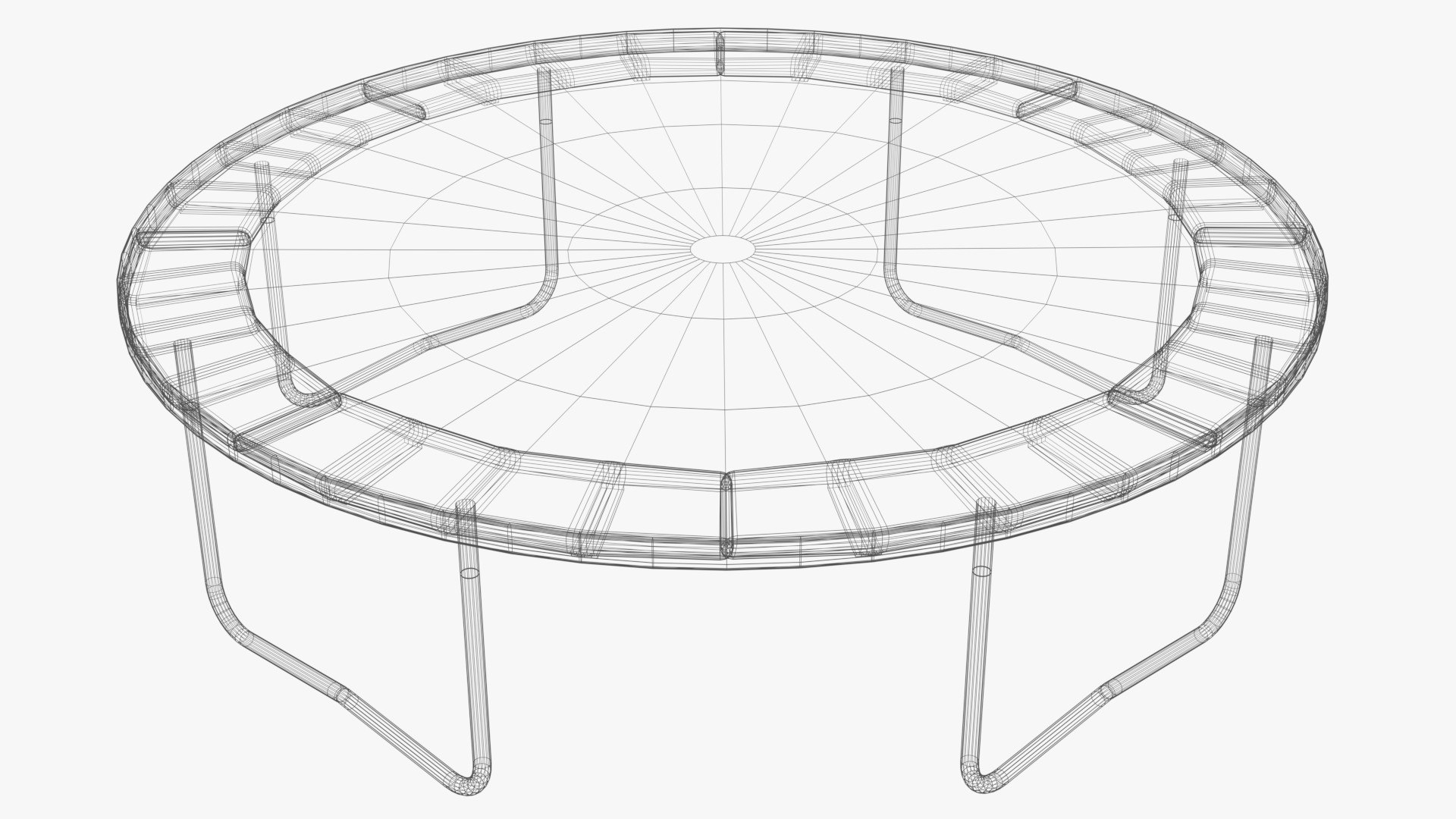 3D Trampoline Realistic Pbr - TurboSquid 1233551