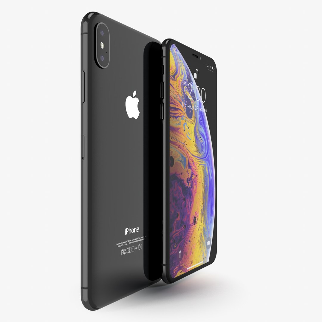 Apple Iphone Xs Colors 3D - TurboSquid 1381825