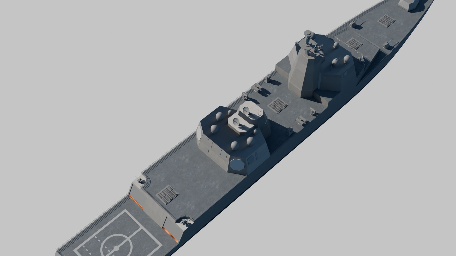 Trump Class Battleship USS Defiant 3D - TurboSquid 2509795