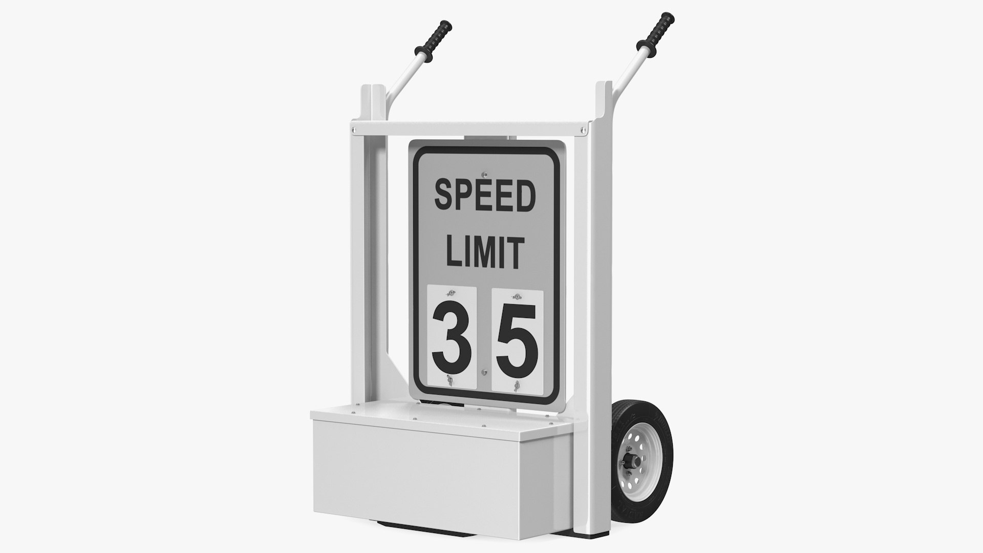 Decatur electronics speed display 3D - TurboSquid 1631526