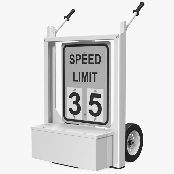 Decatur electronics speed display 3D - TurboSquid 1631526