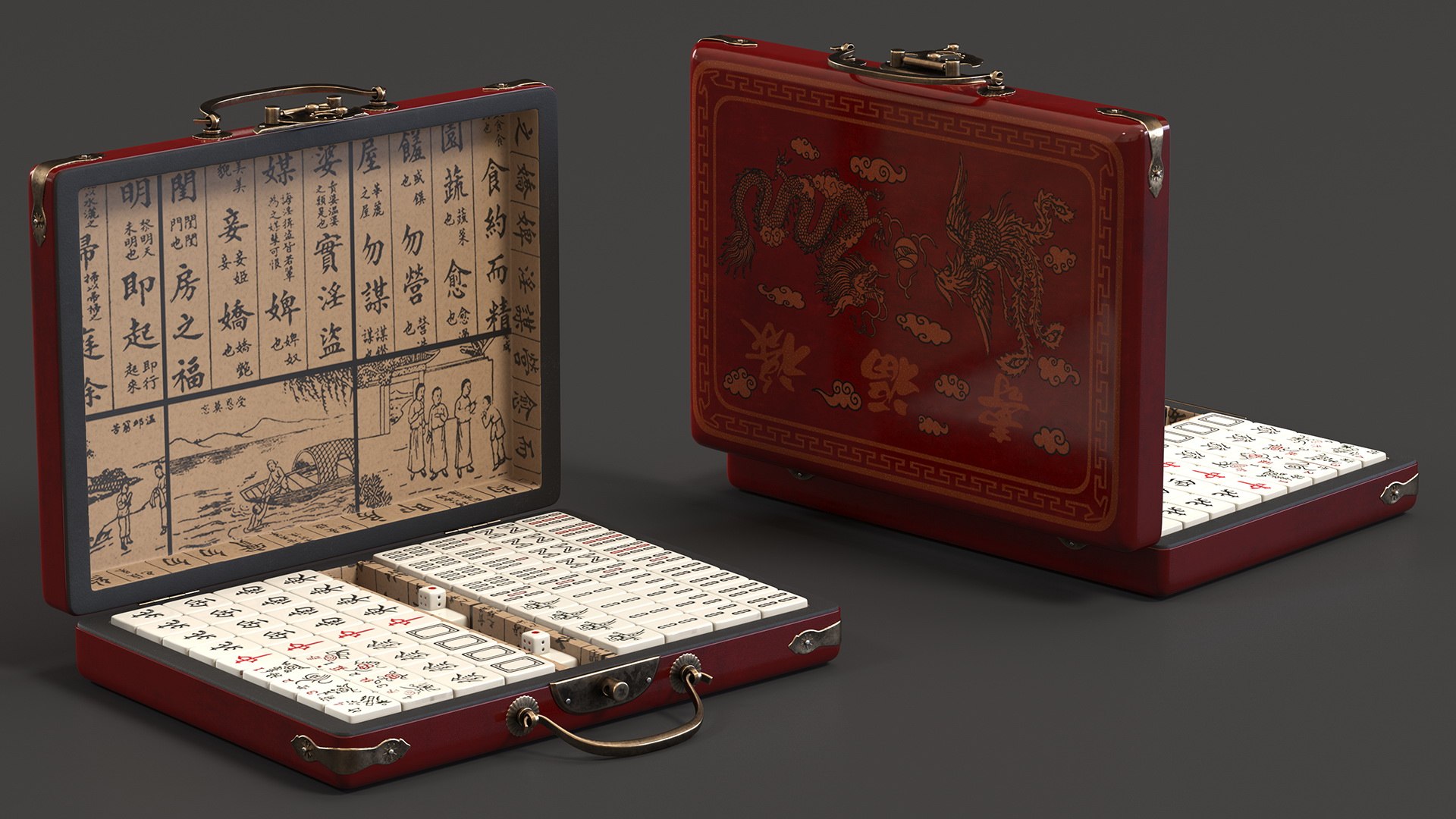 Chinese Mahjong 3D Model - TurboSquid 1980977