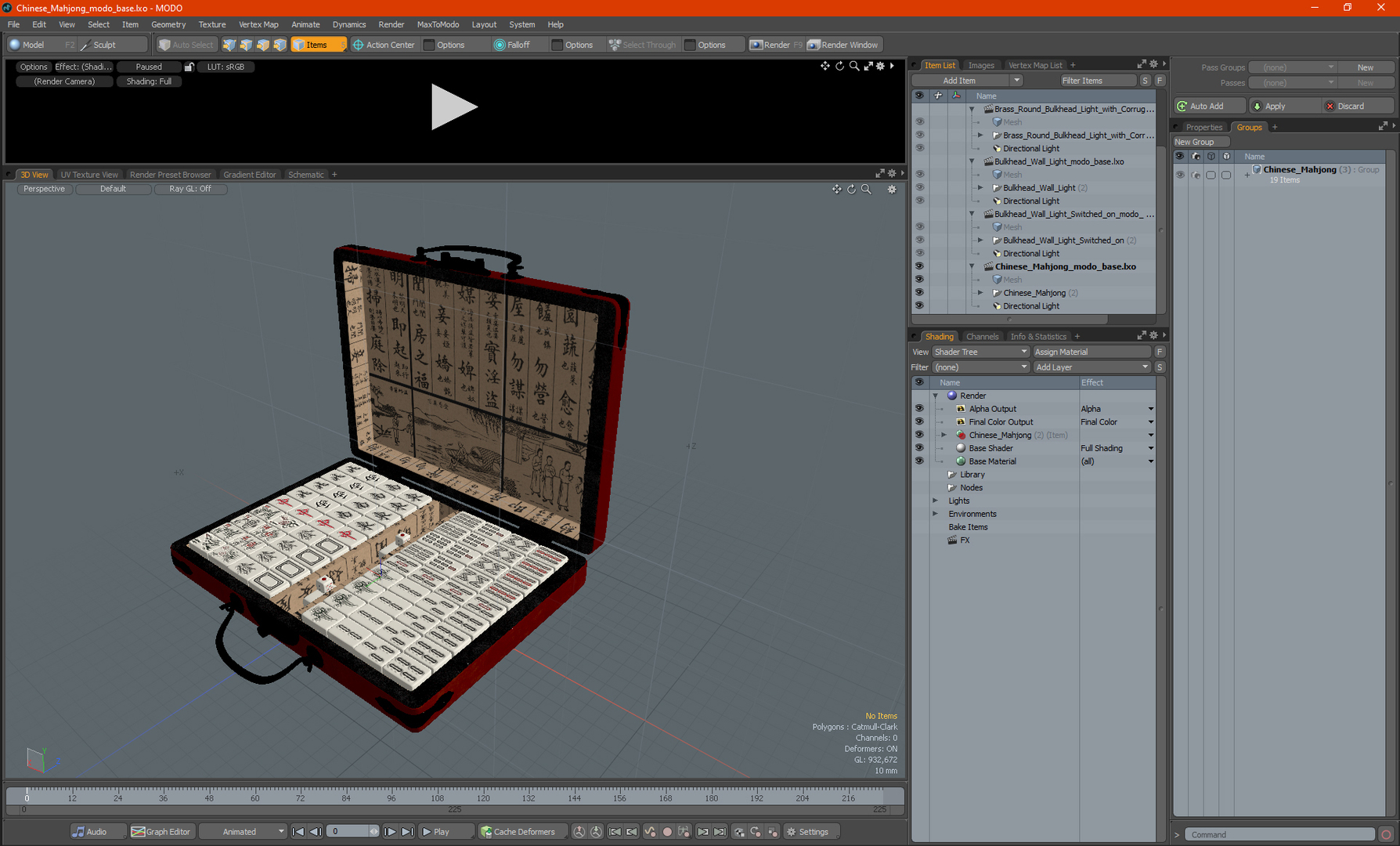 Chinese Mahjong 3D model - TurboSquid 1980977