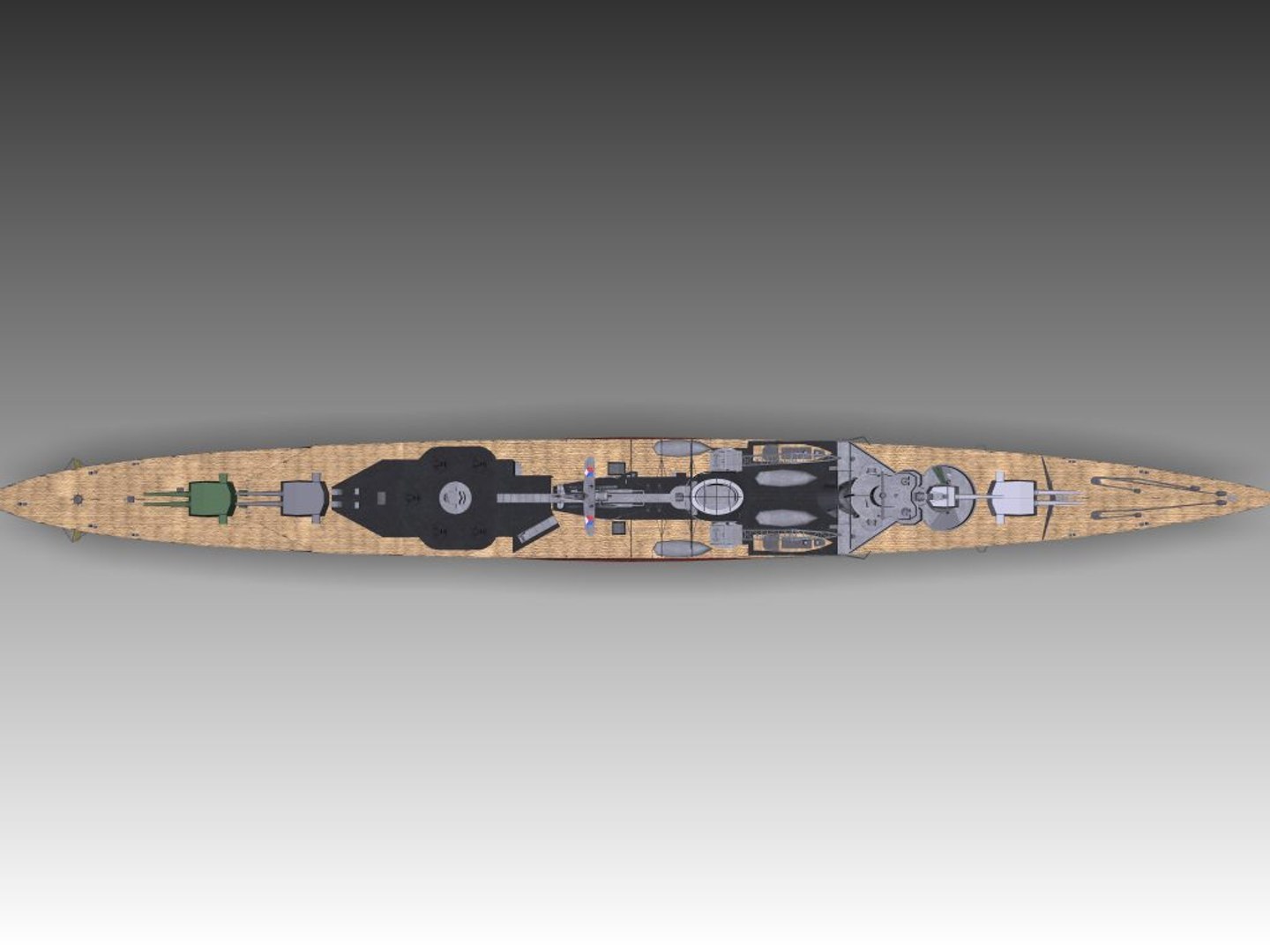 3dsmax Ruyter Class Cruiser