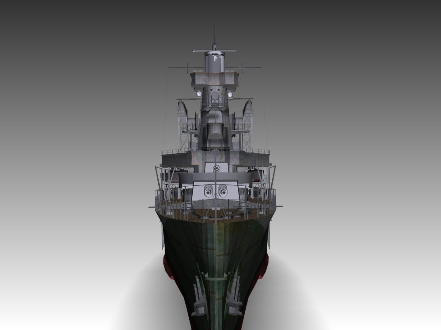 3dsmax Ruyter Class Cruiser