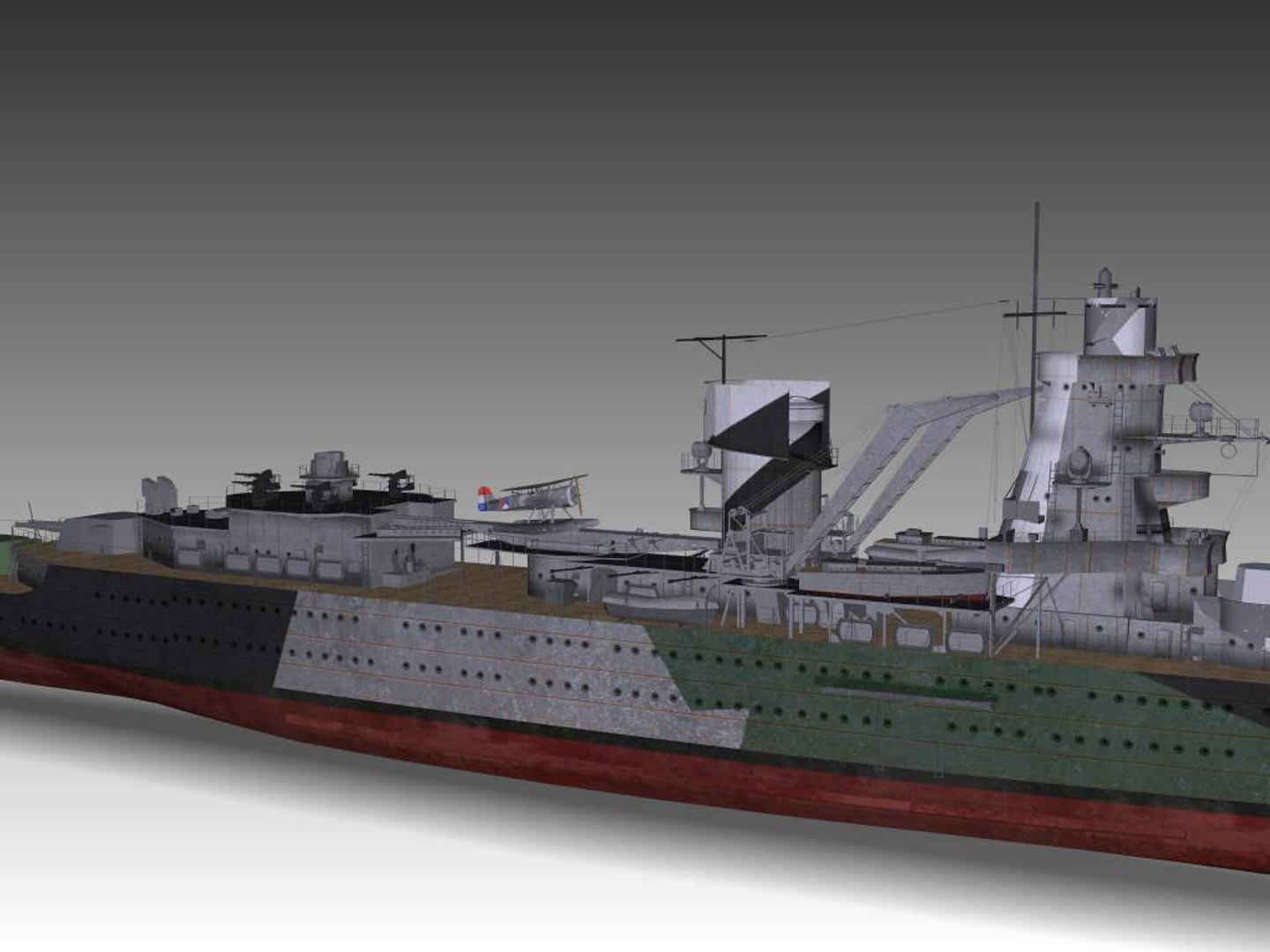 3dsmax Ruyter Class Cruiser