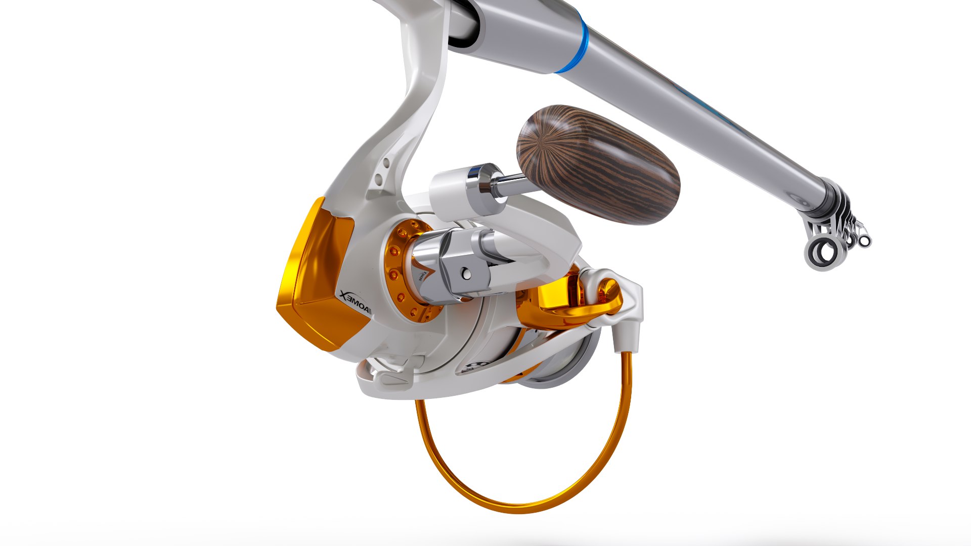 3D Power Special 300 Fishing Stick Model - TurboSquid 1920649