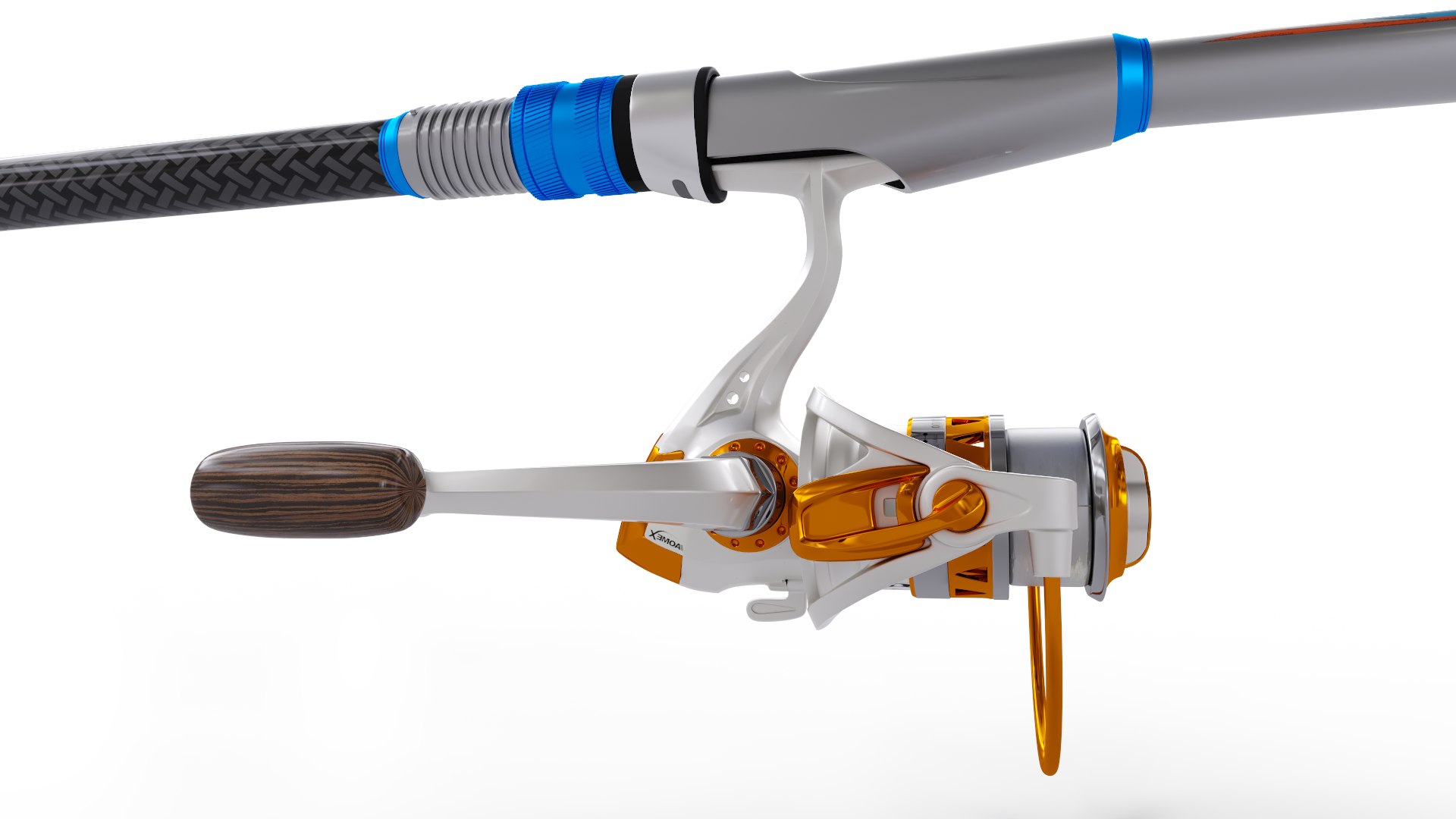 3D Power Special 300 Fishing Stick Model - TurboSquid 1920649