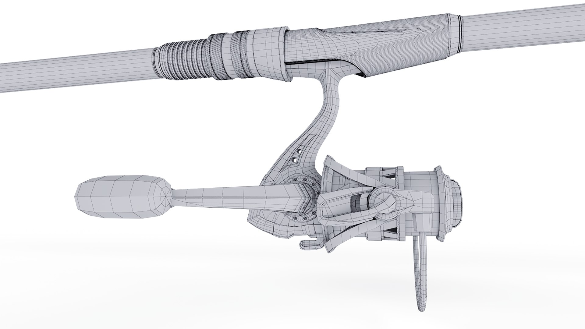 3D Power Special 300 Fishing Stick Model - TurboSquid 1920649