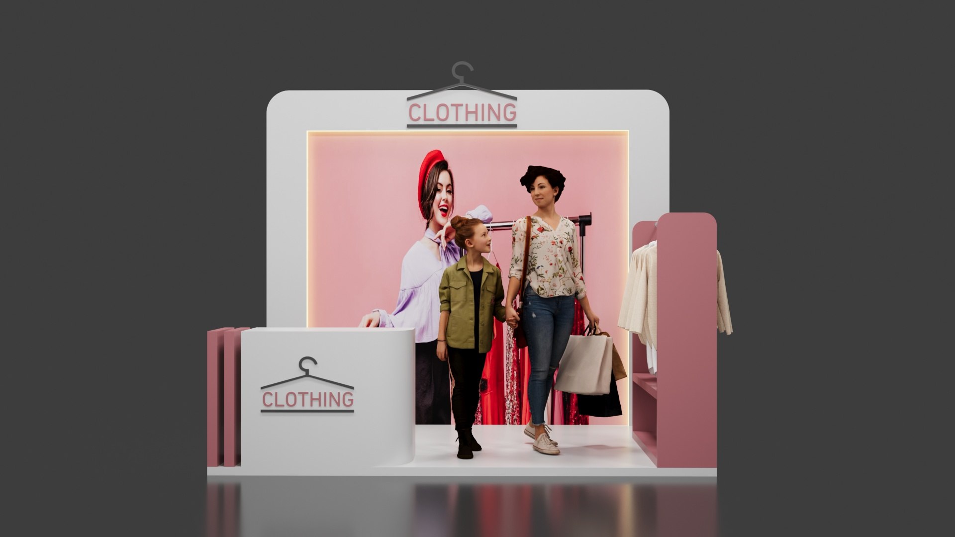 Clothing-show Booth Model - TurboSquid 2282958