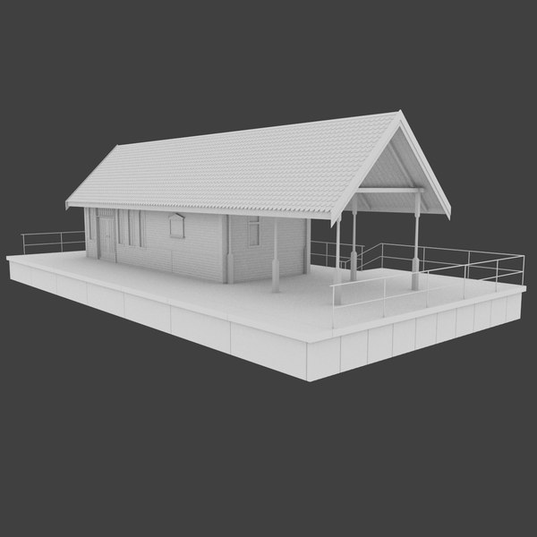 Railway Station Collada Models for Download | TurboSquid