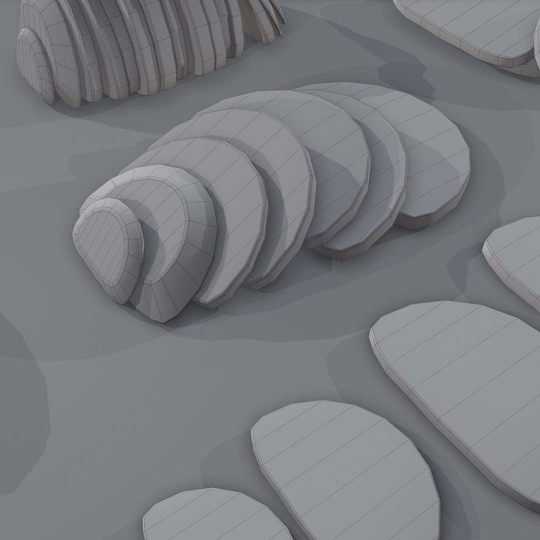 3D model medieval rye bread - TurboSquid 1408550