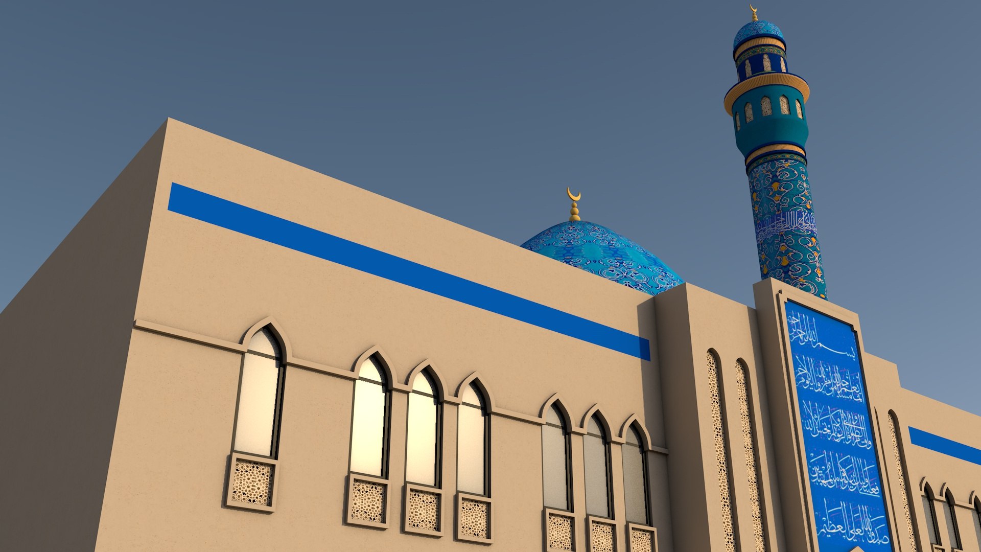Masjid Al Rasool Al Adham 3D Model - TurboSquid 1974954