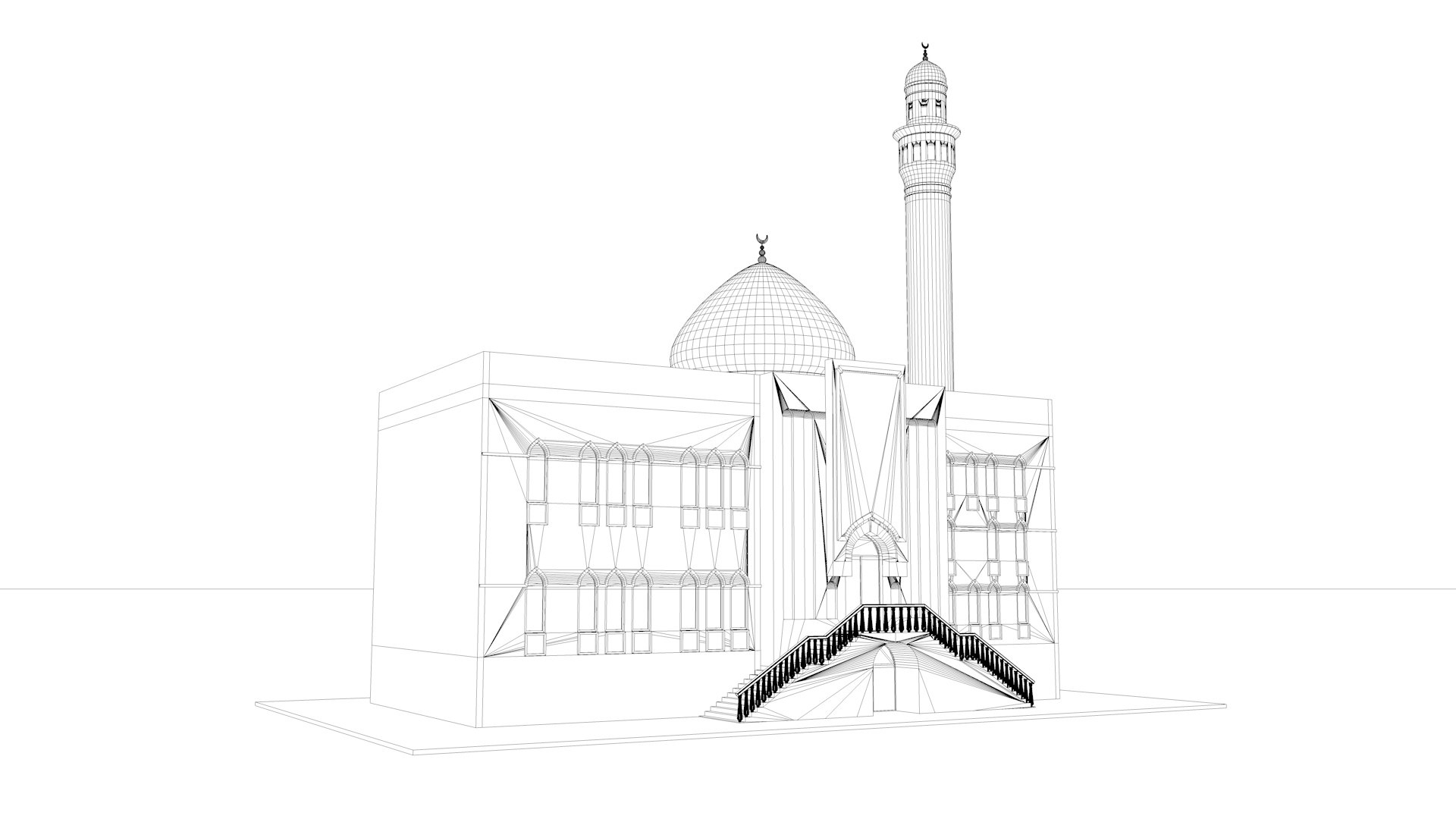 Masjid Al Rasool Al Adham 3D Model - TurboSquid 1974954