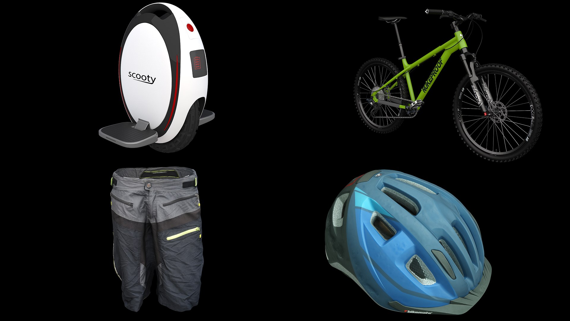 3D Bike Stuff Collection 01 Model - TurboSquid 2036779