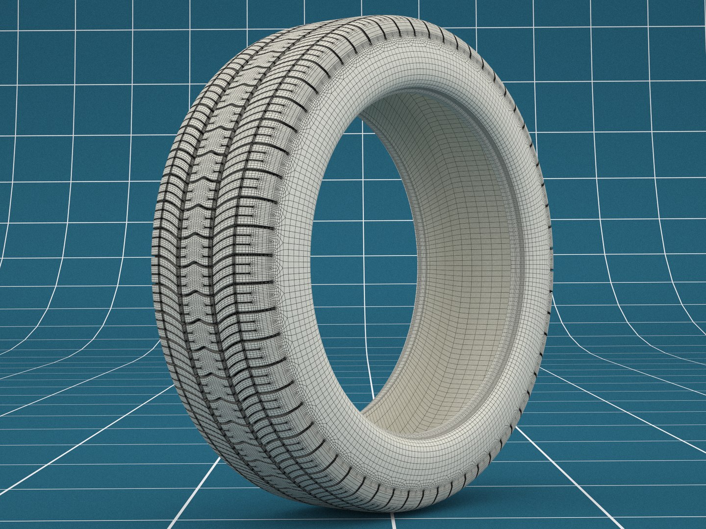 Realistic Car Tire 3D Model - TurboSquid 1179509