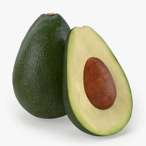 3D avocado realistic - TurboSquid 1703517