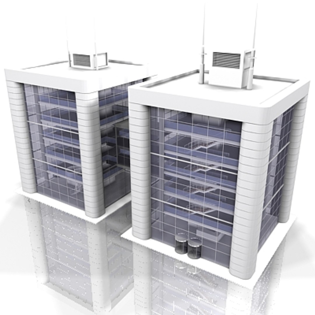 3ds Max Office Building