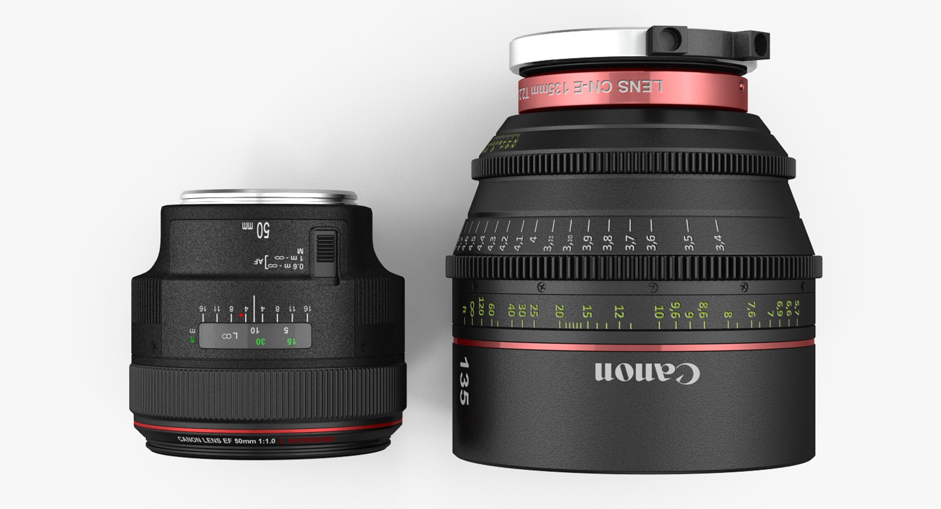 3D Canon Lens - TurboSquid 1154642