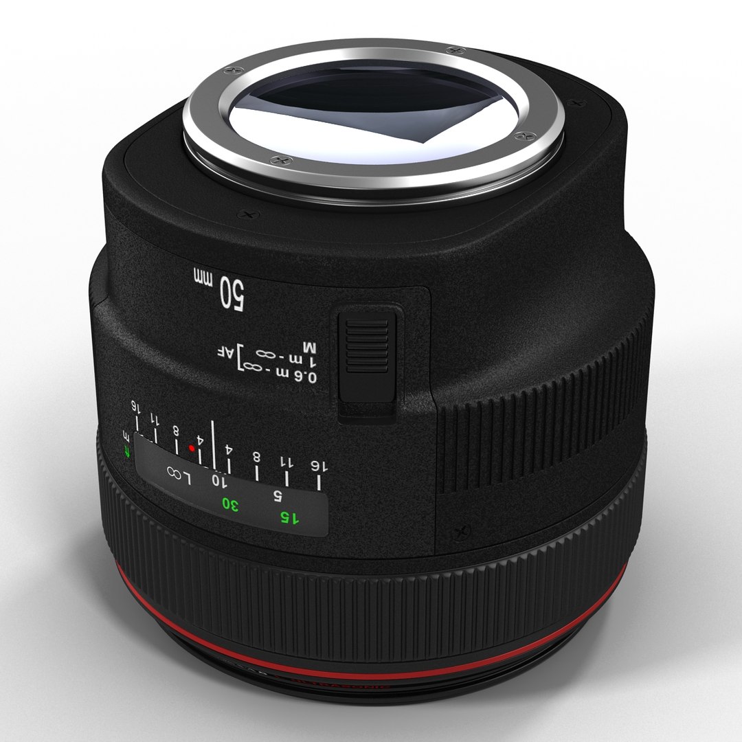 3D Canon Lens - TurboSquid 1154642