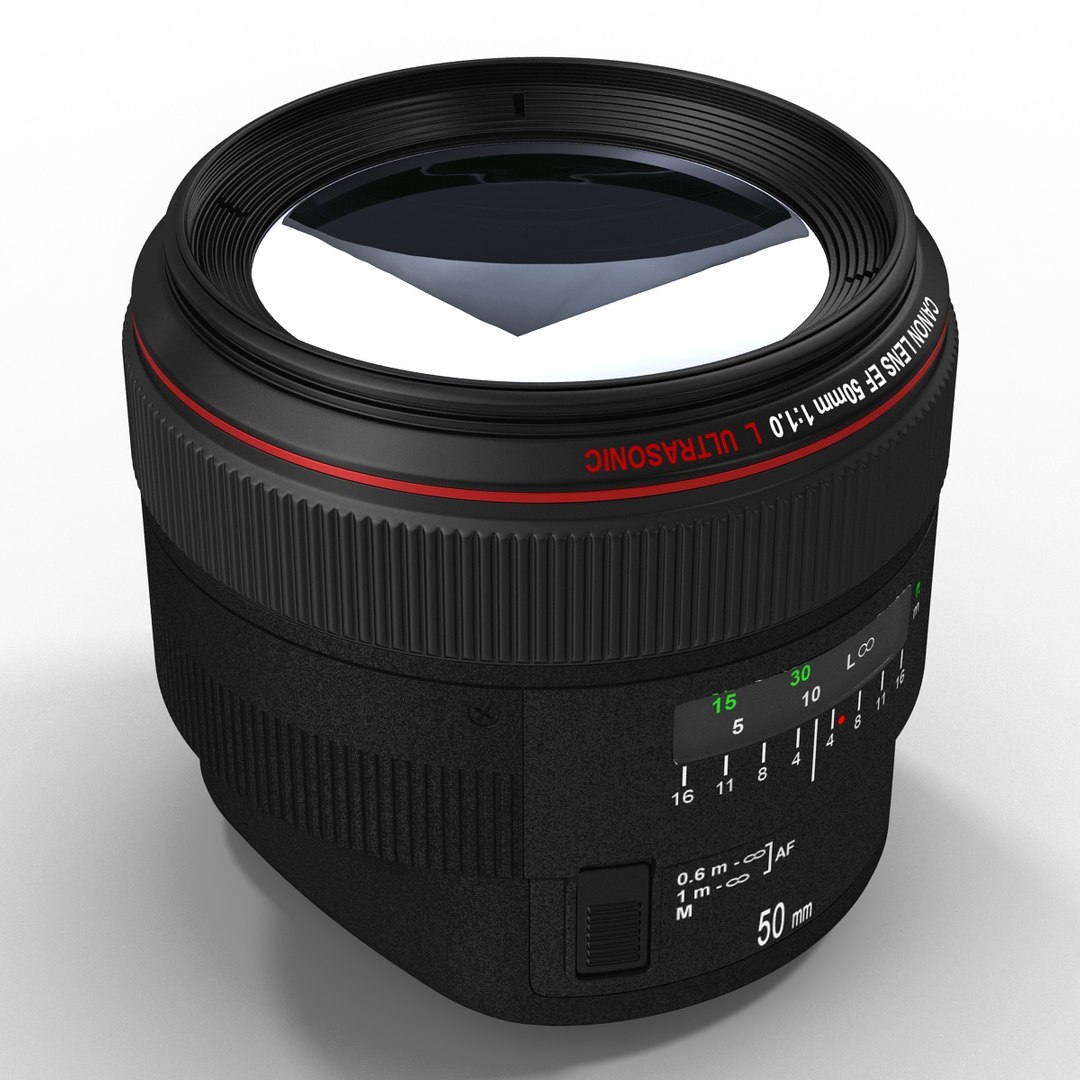 3D Canon Lens - TurboSquid 1154642