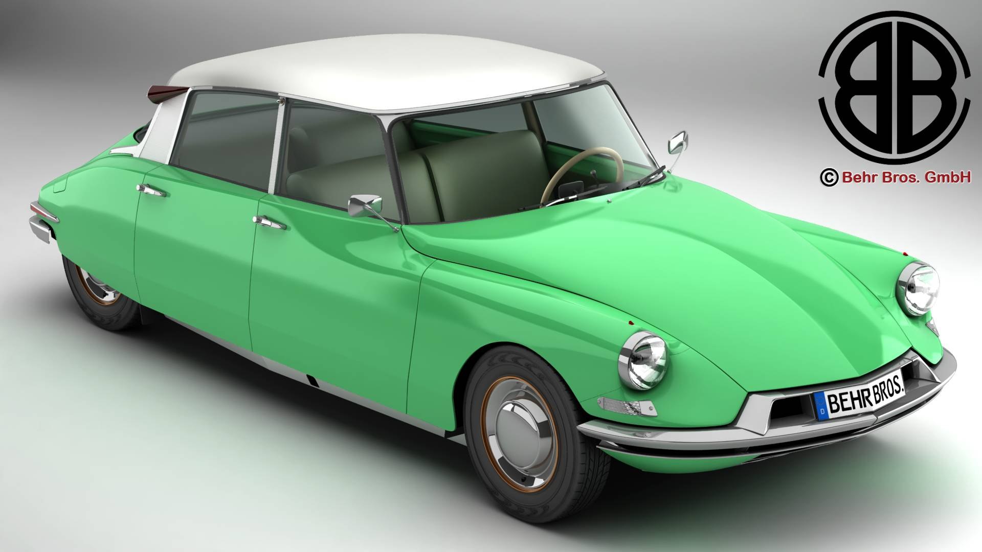Citroen ds 19 model - TurboSquid 1246247