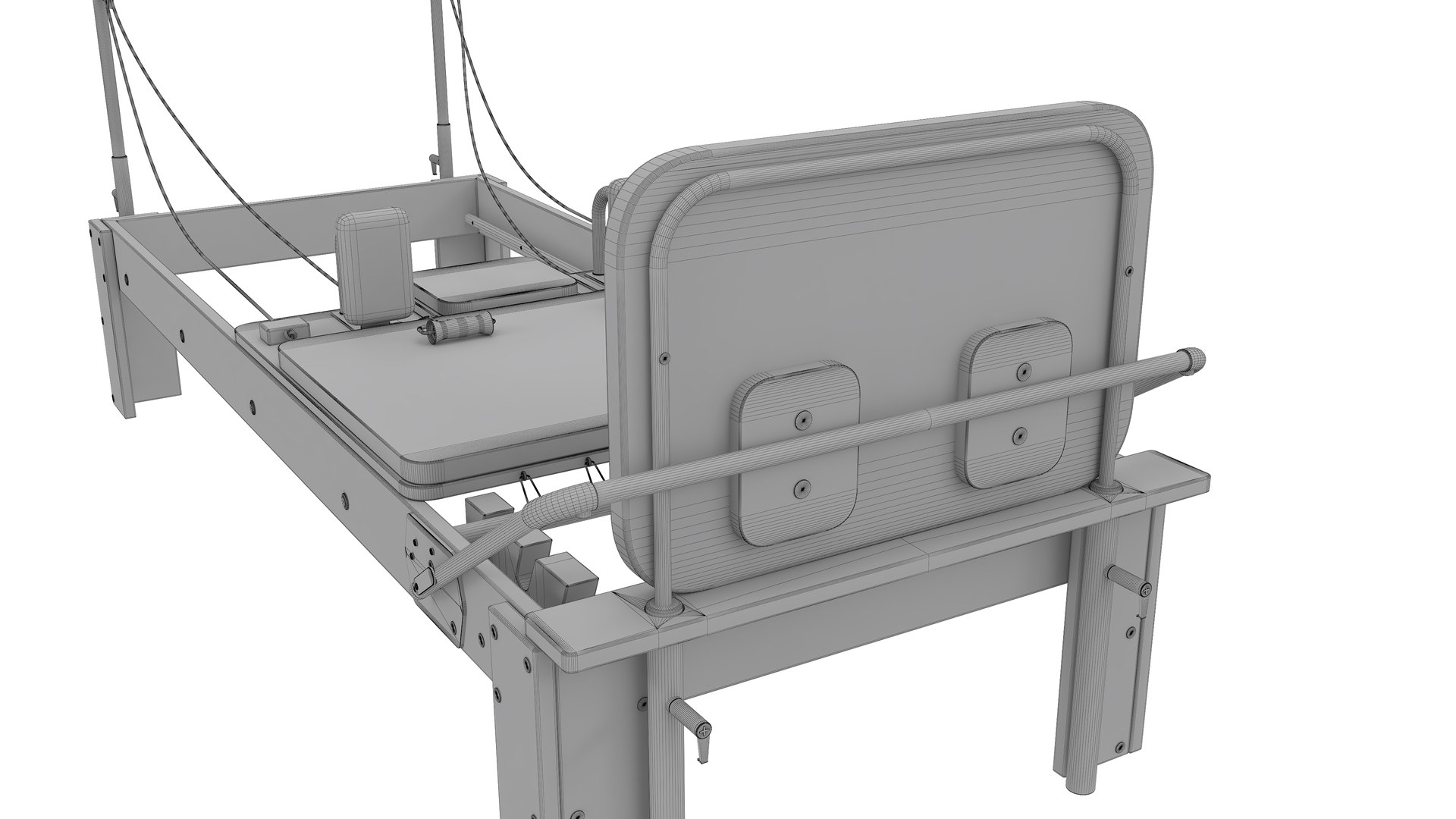 3D Pilates Reformer - TurboSquid 2220269