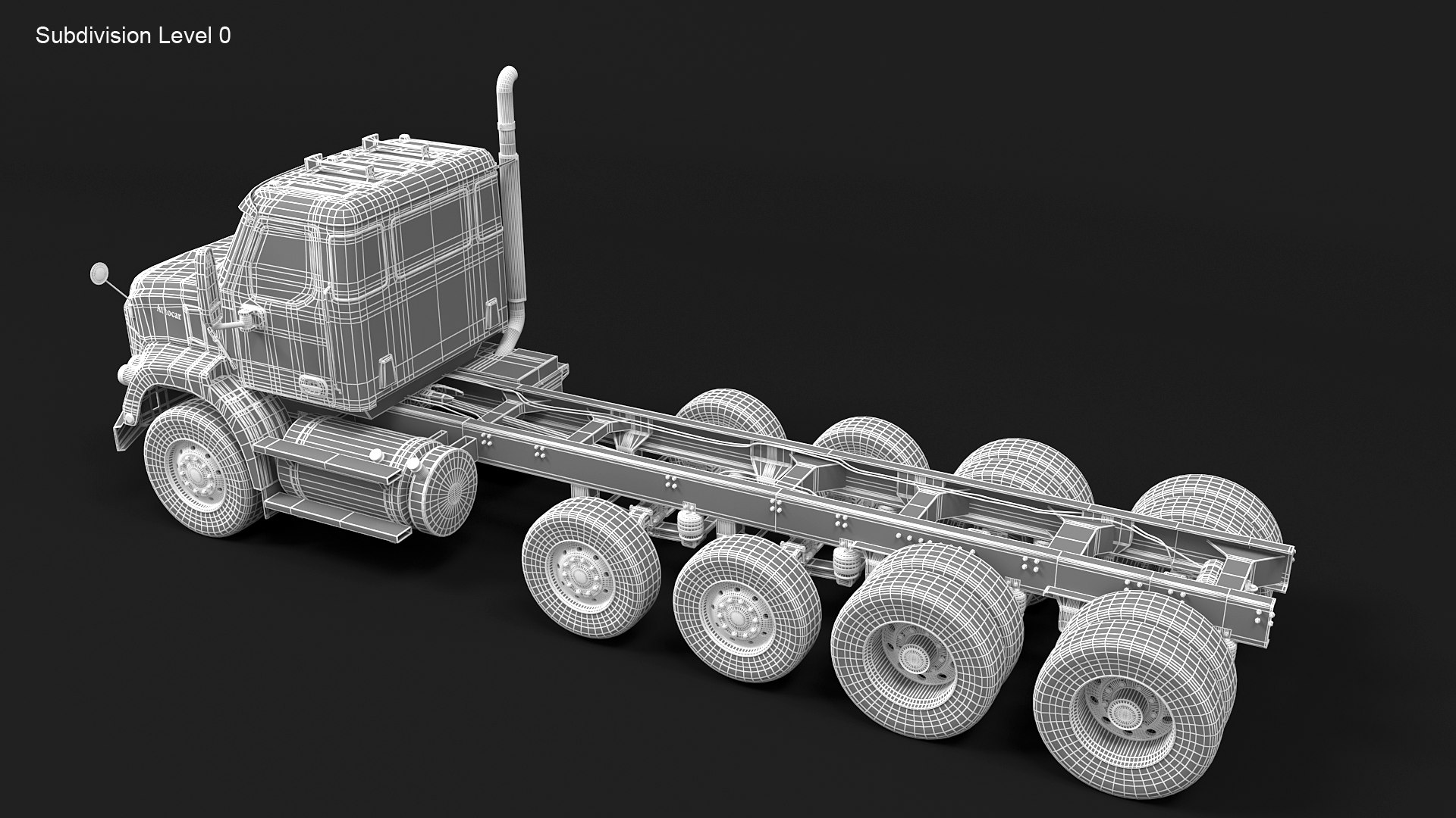 3D Autocar DC-64D Severe Truck - TurboSquid 1903036