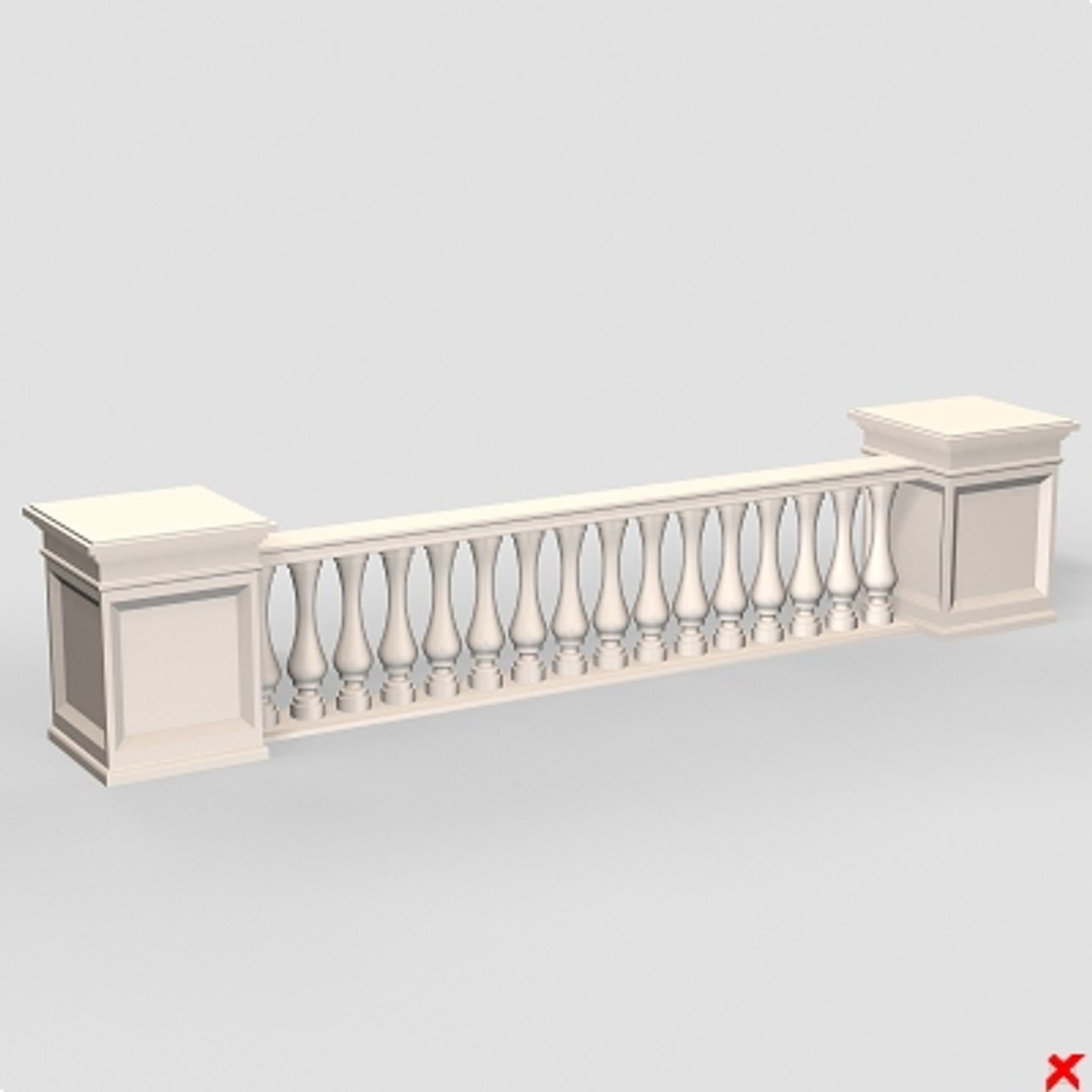 balustrade fence dxf