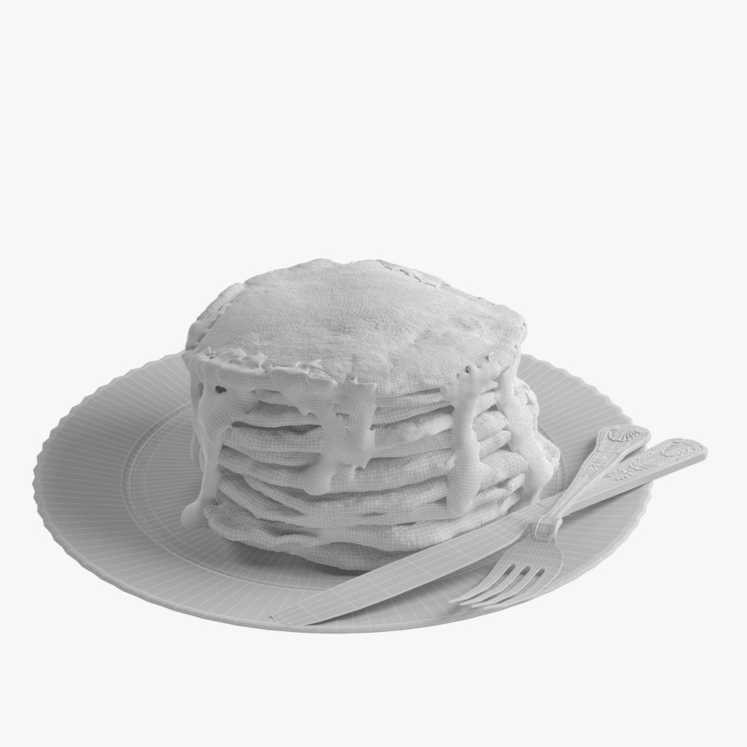 Pancakes 3d Model