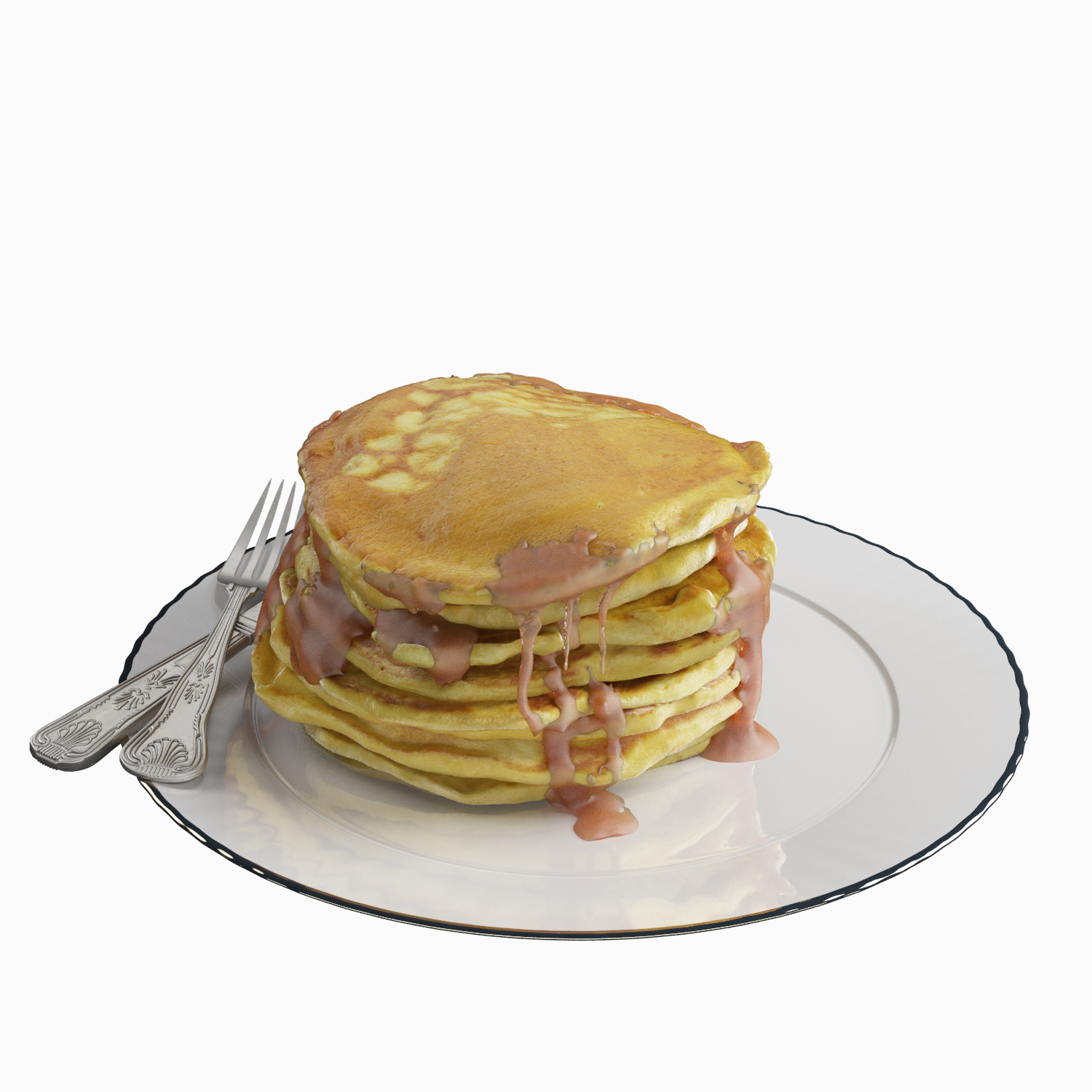 pancakes 3d model