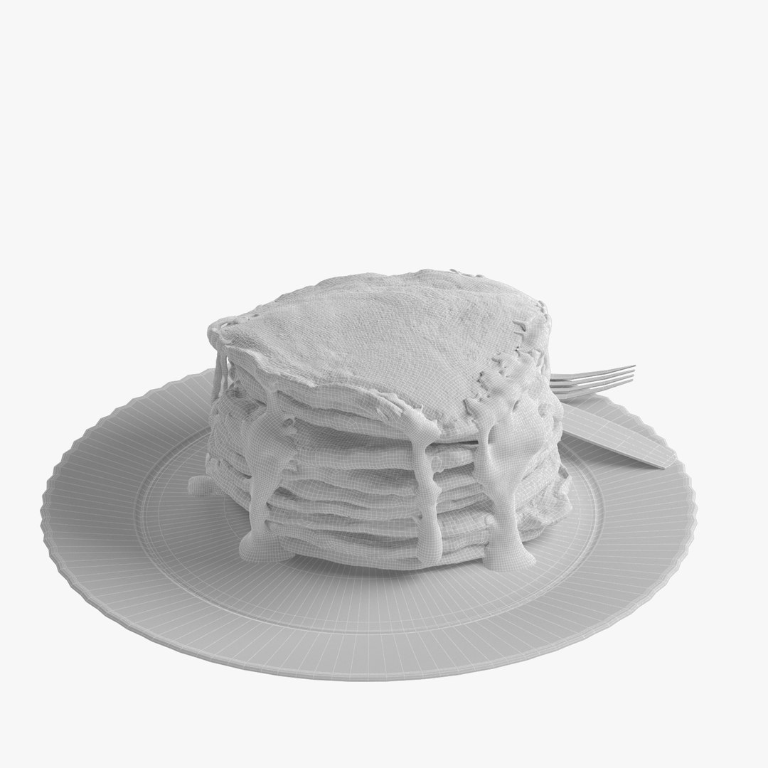 Pancakes 3d Model