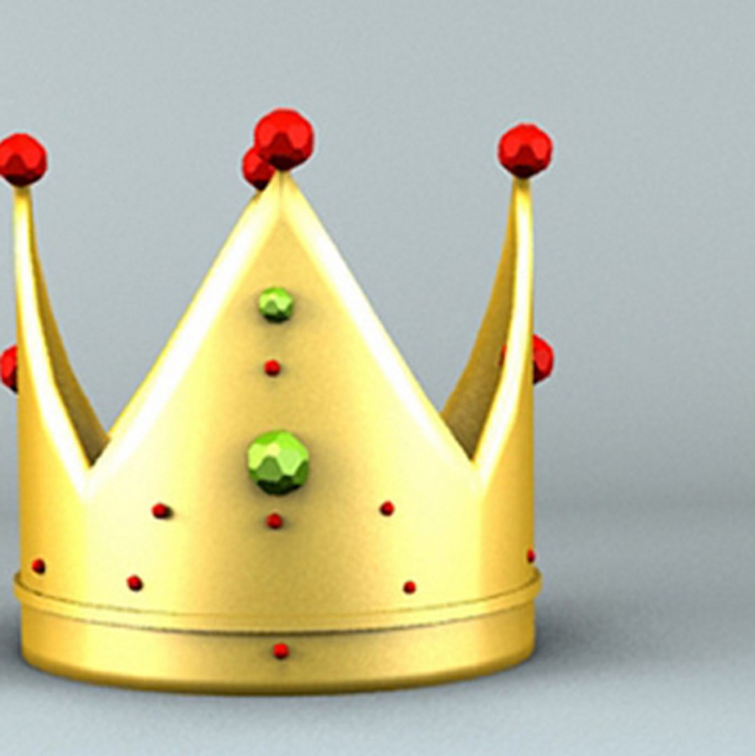 3d King Crown