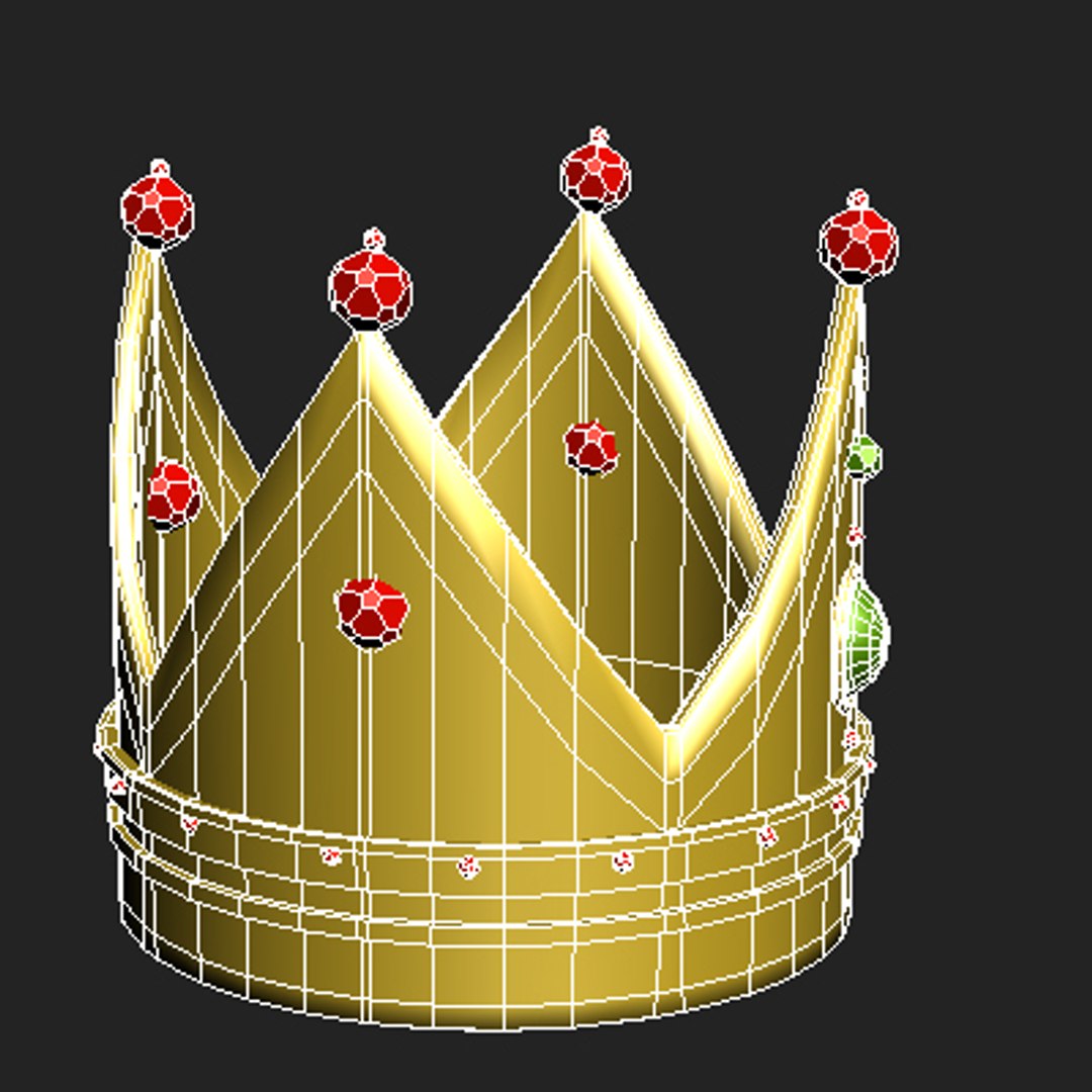 3d King Crown