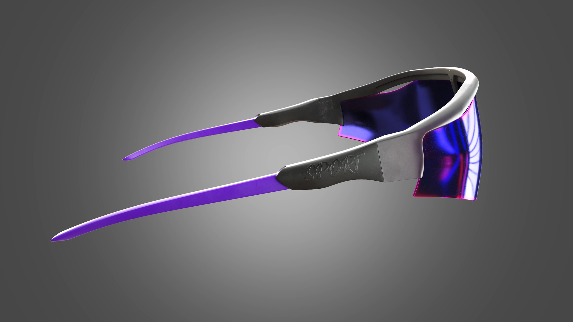 Bike Helmet With Sport Glasses PBR 3D - TurboSquid 2094573