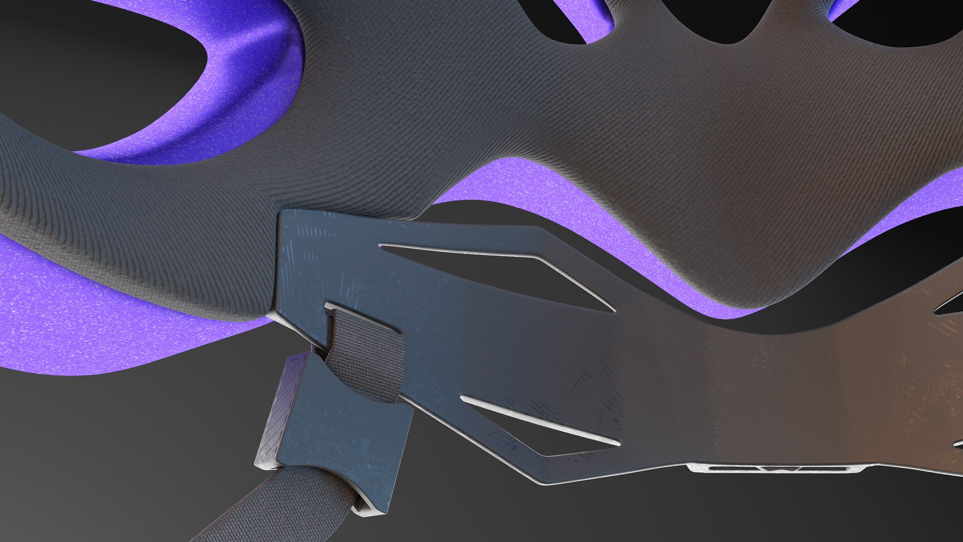 Bike Helmet With Sport Glasses PBR 3D - TurboSquid 2094573