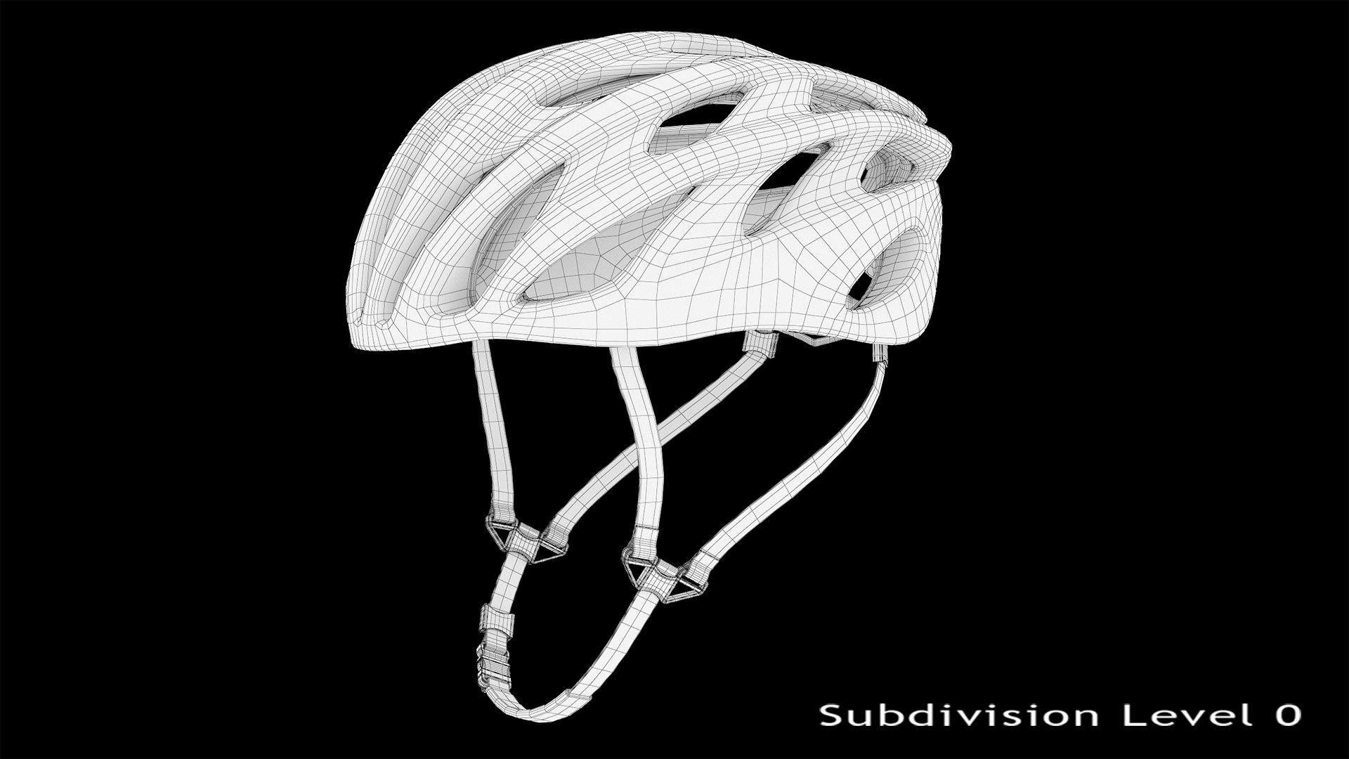 Bike Helmet With Sport Glasses PBR 3D - TurboSquid 2094573
