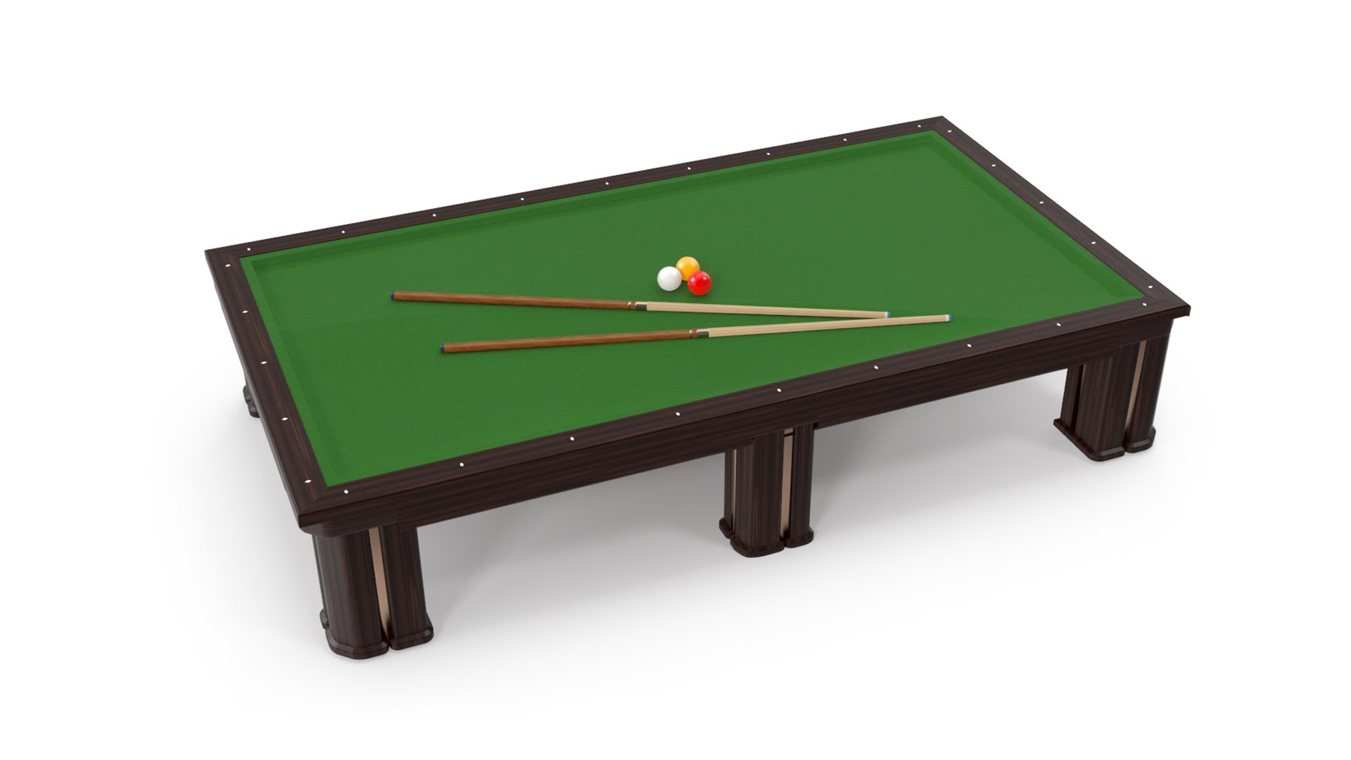 Cushion Billiards Table 3D - TurboSquid 1898704