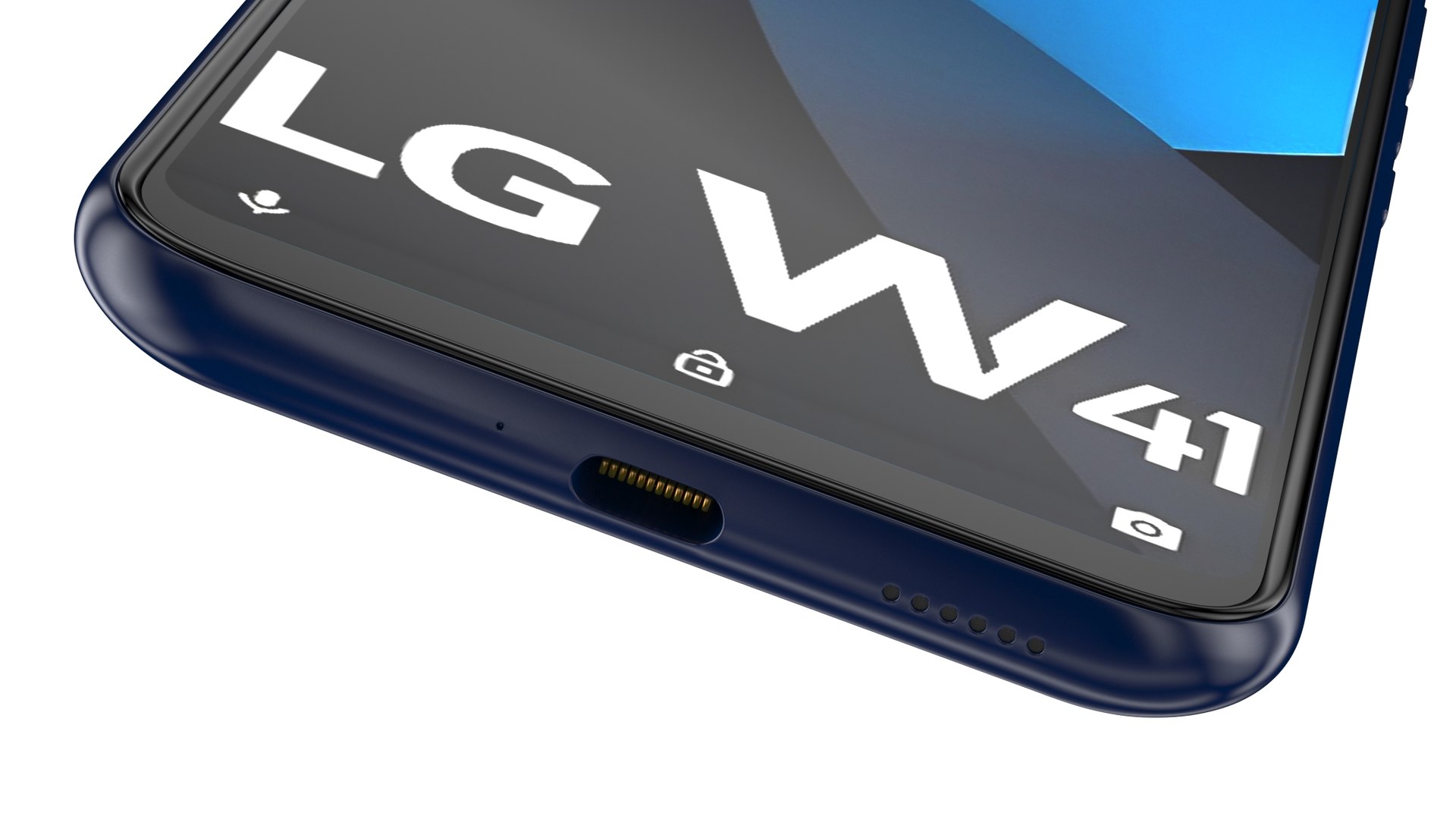 LG W41 Blue 3D Model - TurboSquid 2158750