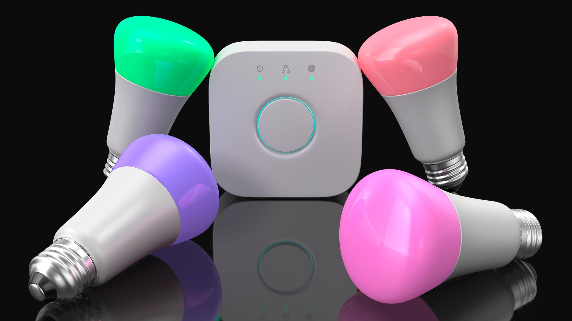 Bluetooth Hue Color Ambience 3D Model - TurboSquid 1580899