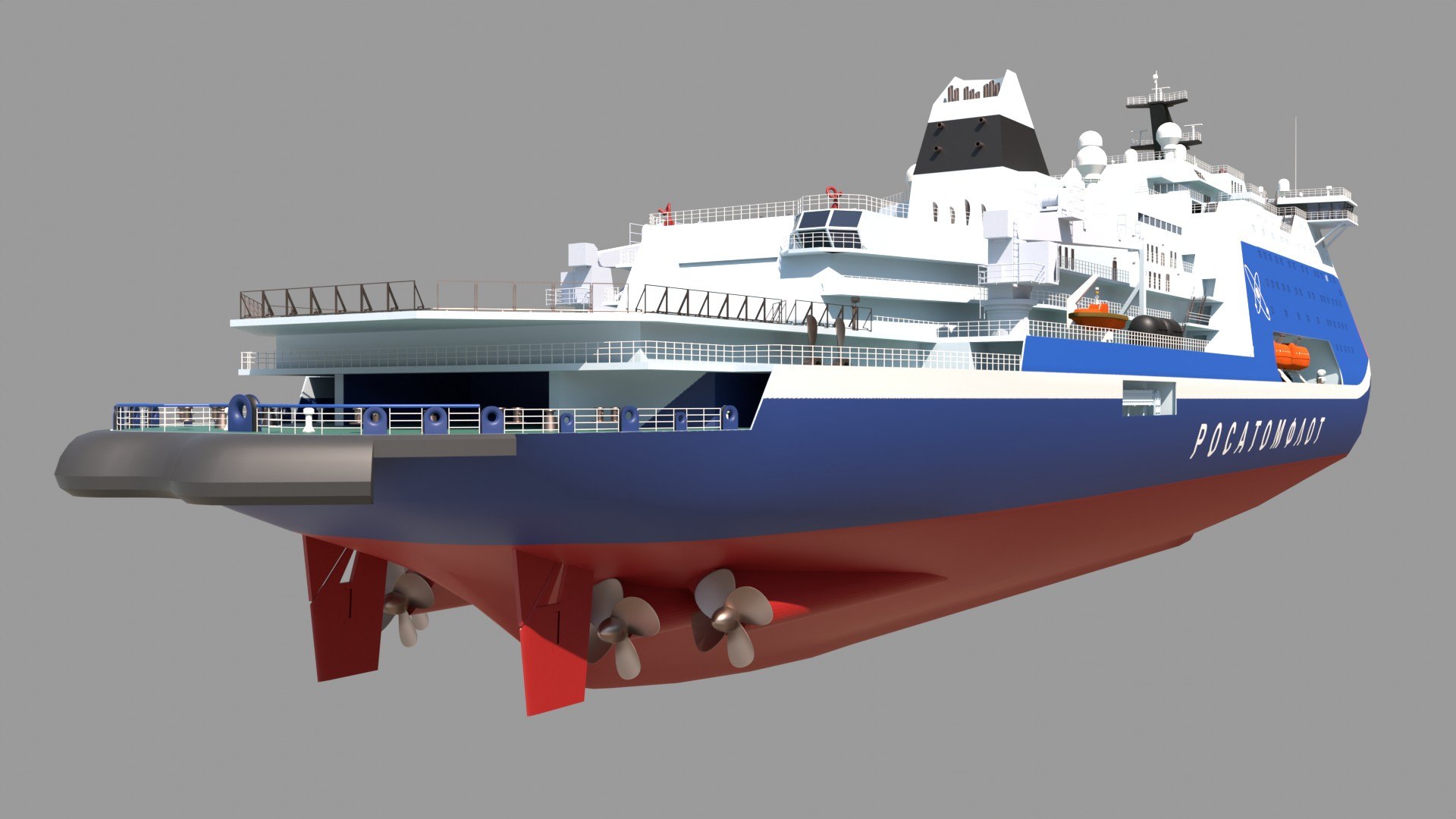3D Leader Icebreaker model - TurboSquid 2120393
