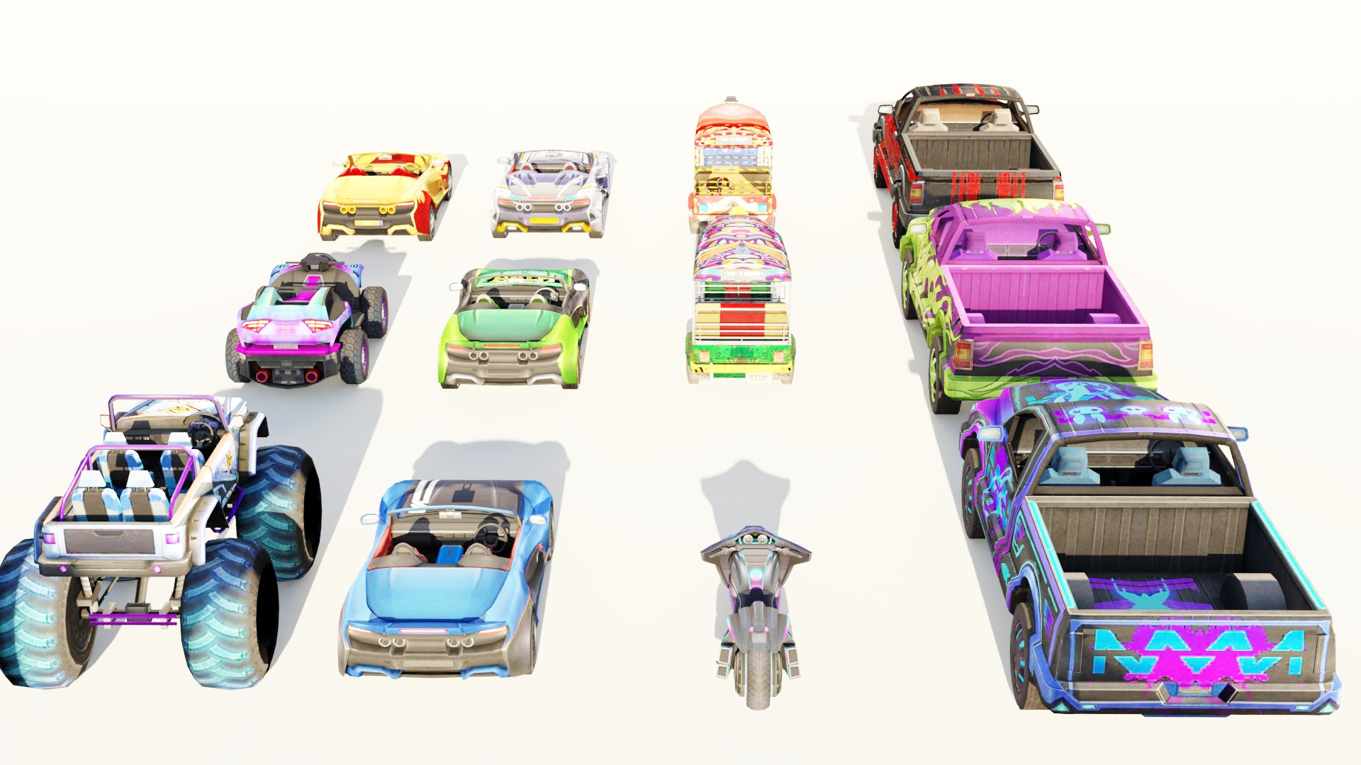 Car game Clown Car Sports Car- Emerald Flash Sports Car- FFCS 3D ...