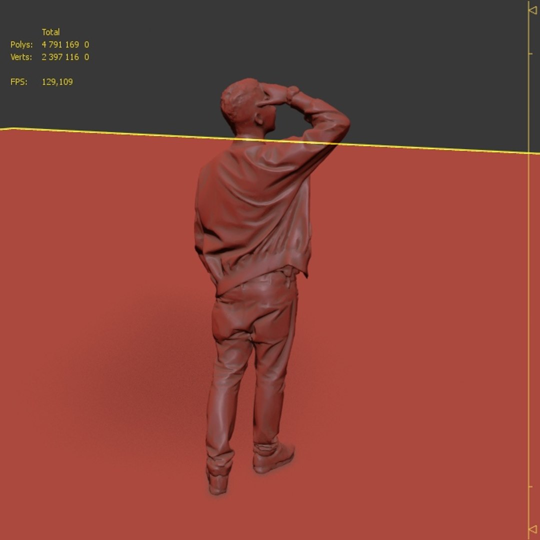 Photorealistic Scan People 3d Model
