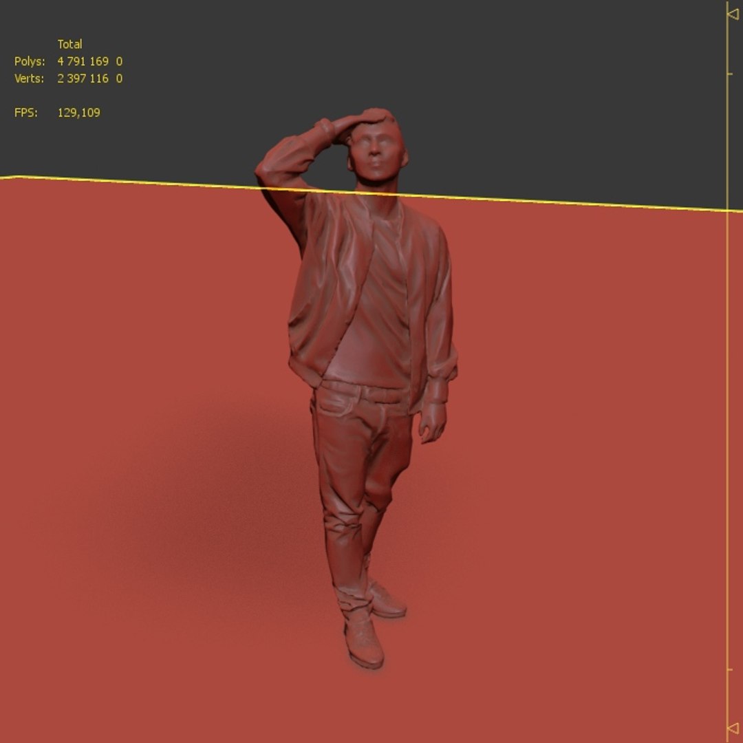Photorealistic Scan People 3d Model